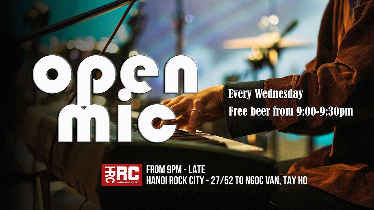 A sneak peek at Hanoi's open-mic music scene - Chao Hanoi